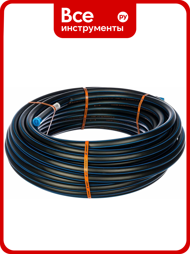 Труба для питьевой воды Джилекс PE100 32x2 PN 10 ТУ 2248-006-61533394-2010 бухта 50 м «ХИТ»