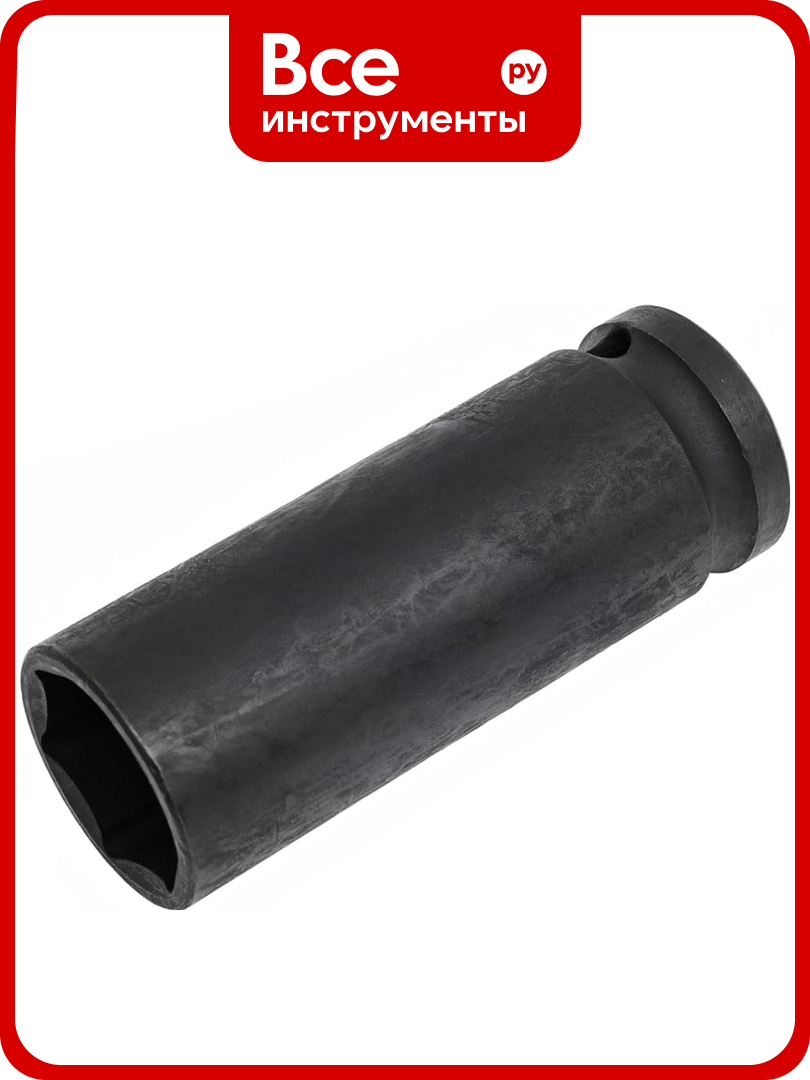 Головка ударная глубокая 6-гранная 22 мм, 1/2"DR FORCEKRAFT FK-4458522(27037), 1/2"количество граней