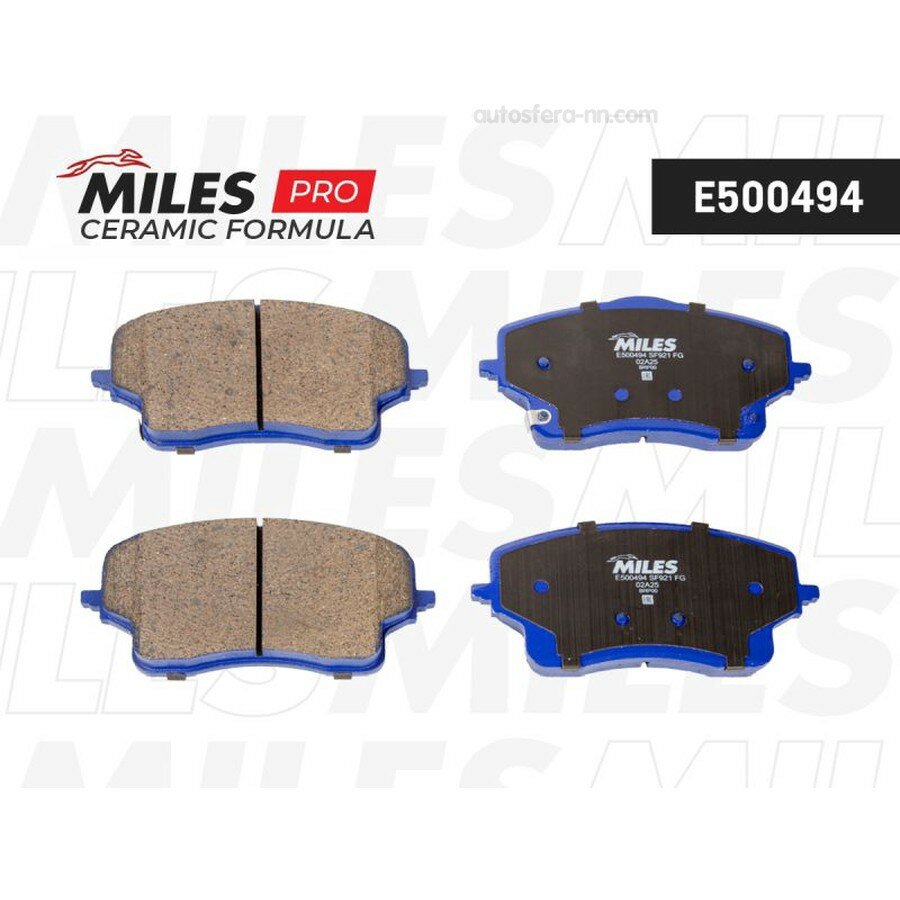 MILES E500494 Колодки тормозные GEELY MONJARO пер. Ceramic PRO