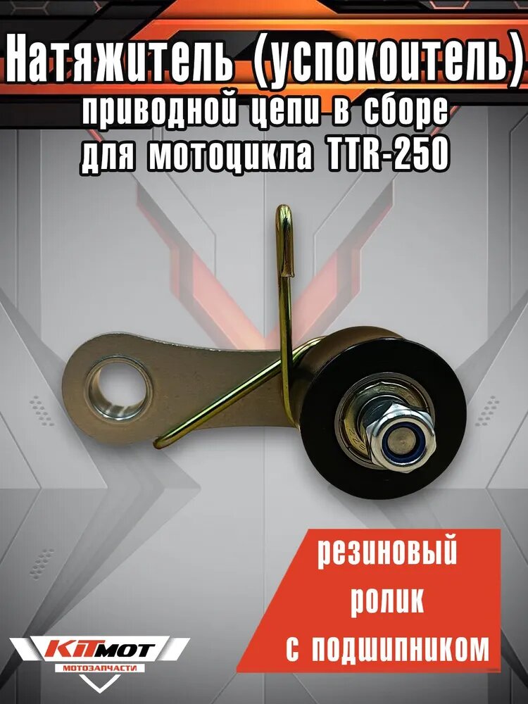 Натяжитель (успокоитель) приводной цепи для мотоцикла TTR-250 в сборе