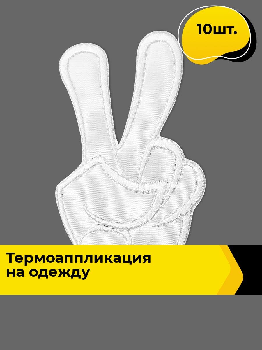 Термонаклейка аппликация на одежду, термонашивка 5х7.6 см, 10