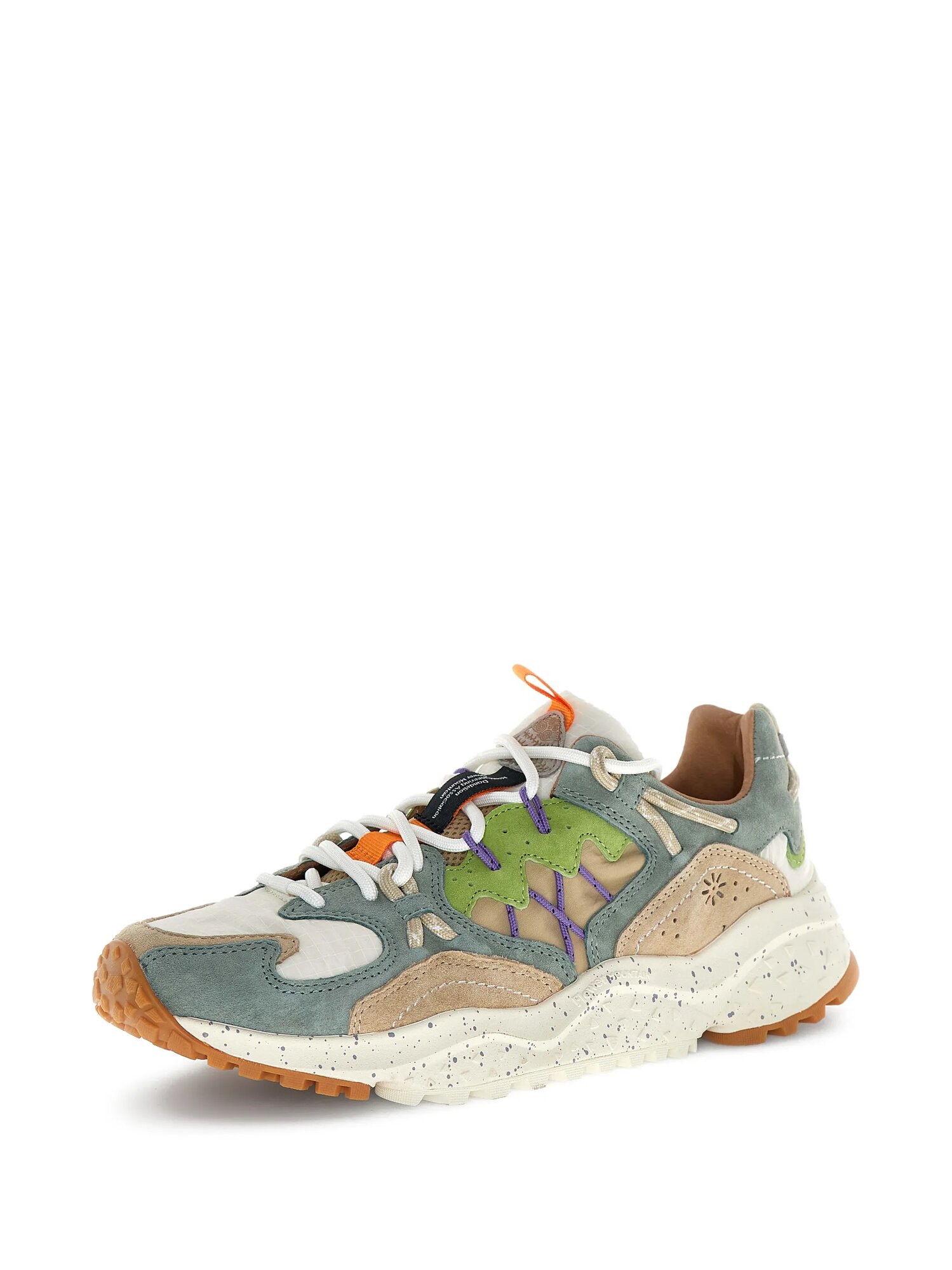 Кроссовки FLOWER MOUNTAIN Nubuck leather sneakers, размер 36, blue — фото 1