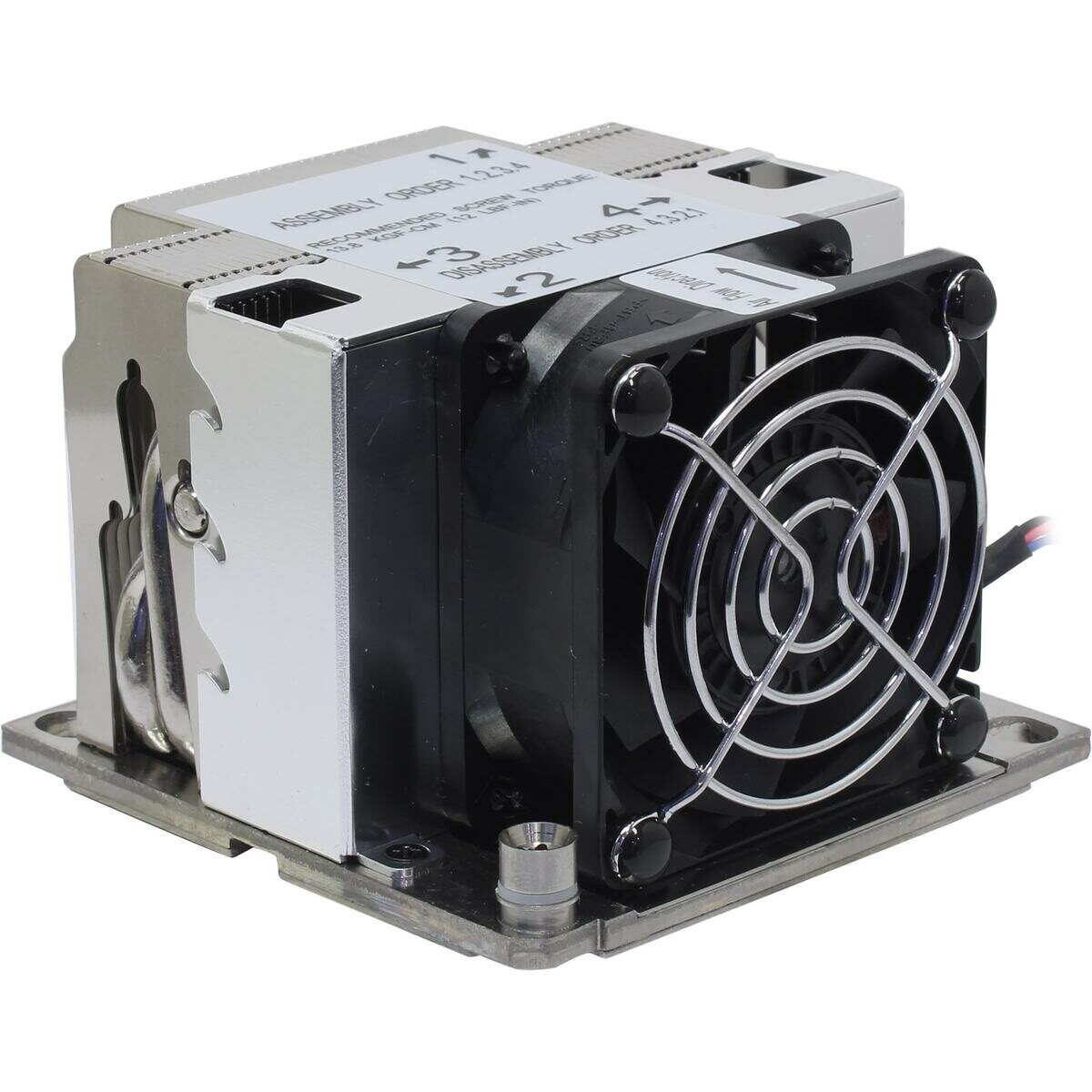 Ablecom (4пин, LGA3647, 2U, Al+тепл. трубки)