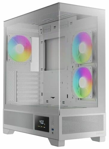 Компьютерный корпус GAMDIAS ATLAS M1 (16333-248B3-40000-G) белый - Midi Tower, ATX, USB 3.2 Gen 1 Type-A, USB 3.2 Gen 2 Type-C