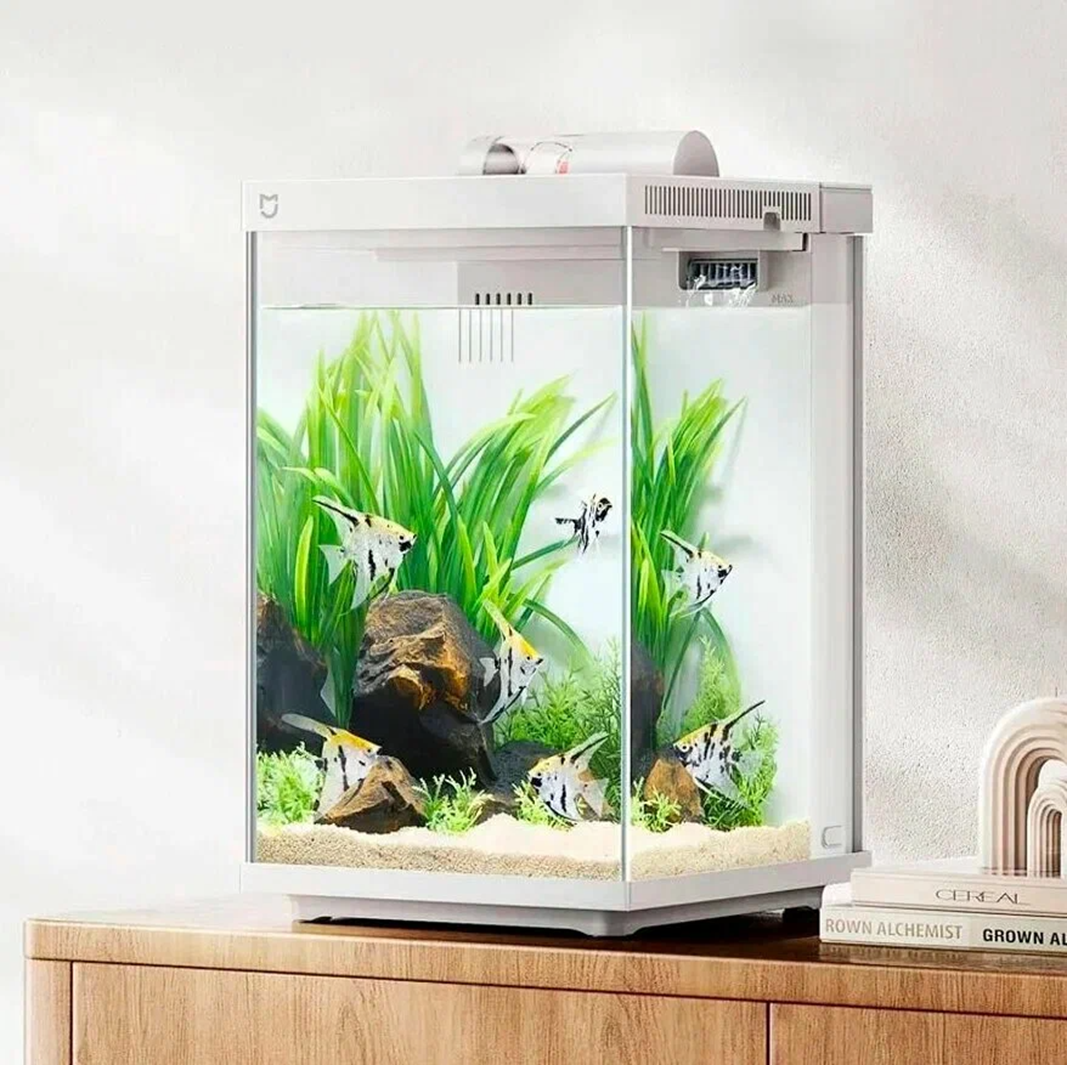 Умный настольный аквариум Xiaomi Mijia Smart Desktop Fish Tank 10L (MYG200), белый