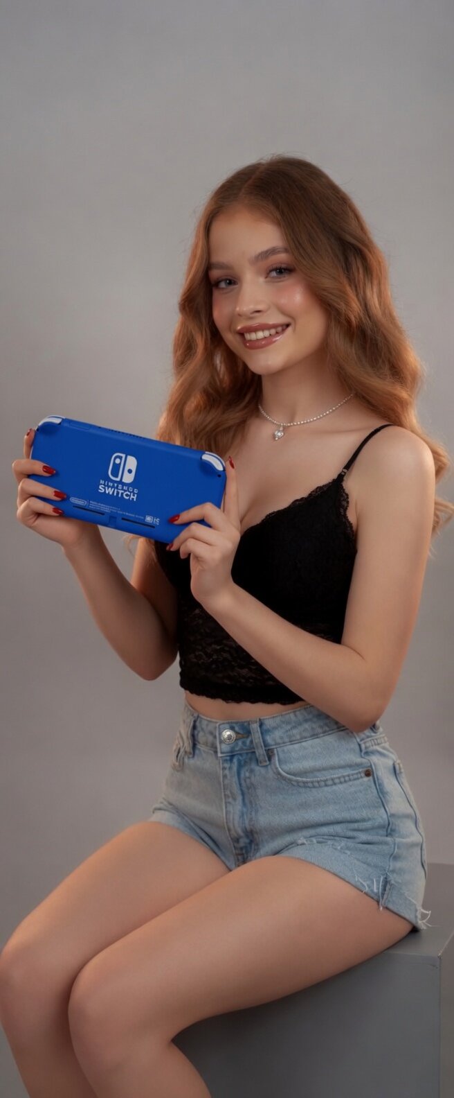 Nintendo Switch Lite (нинтендо свич лайт) Blue 128gb с играми