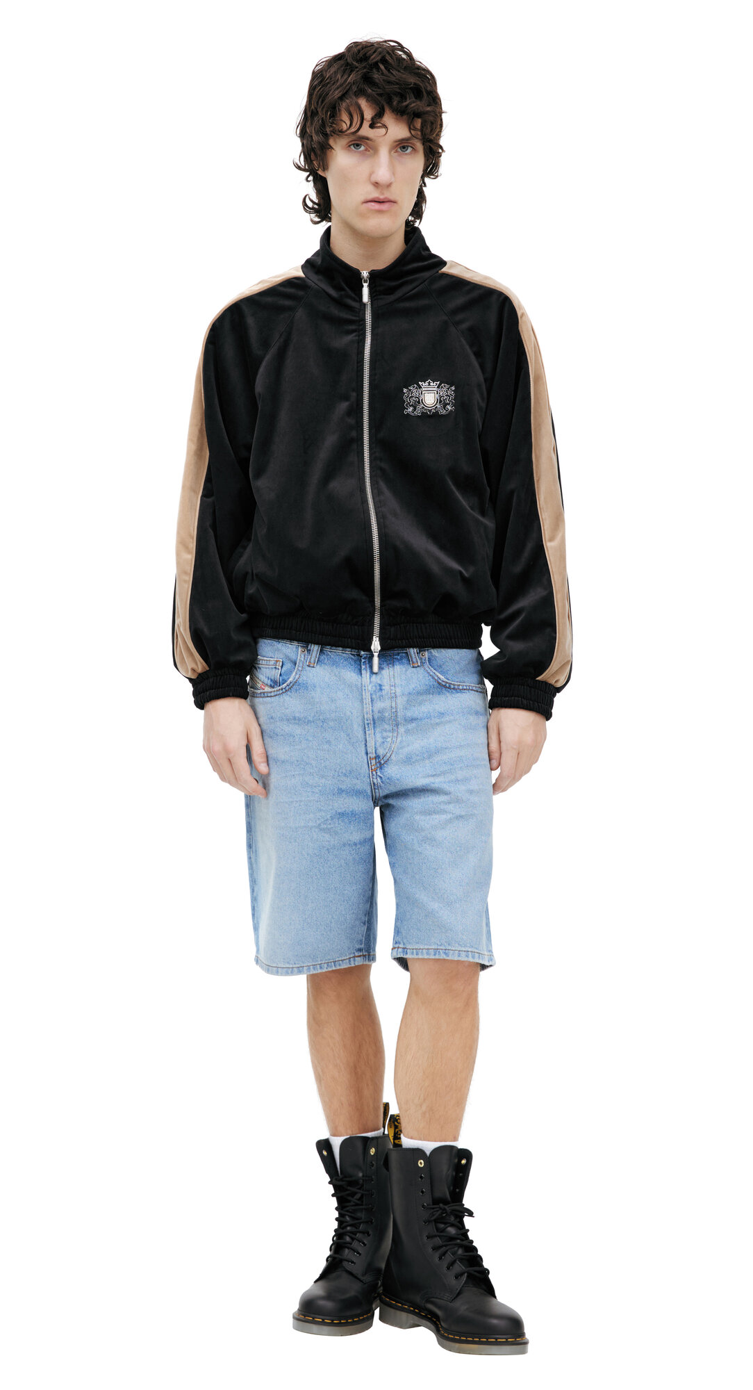 RHUDE Черная куртка с логотипом M