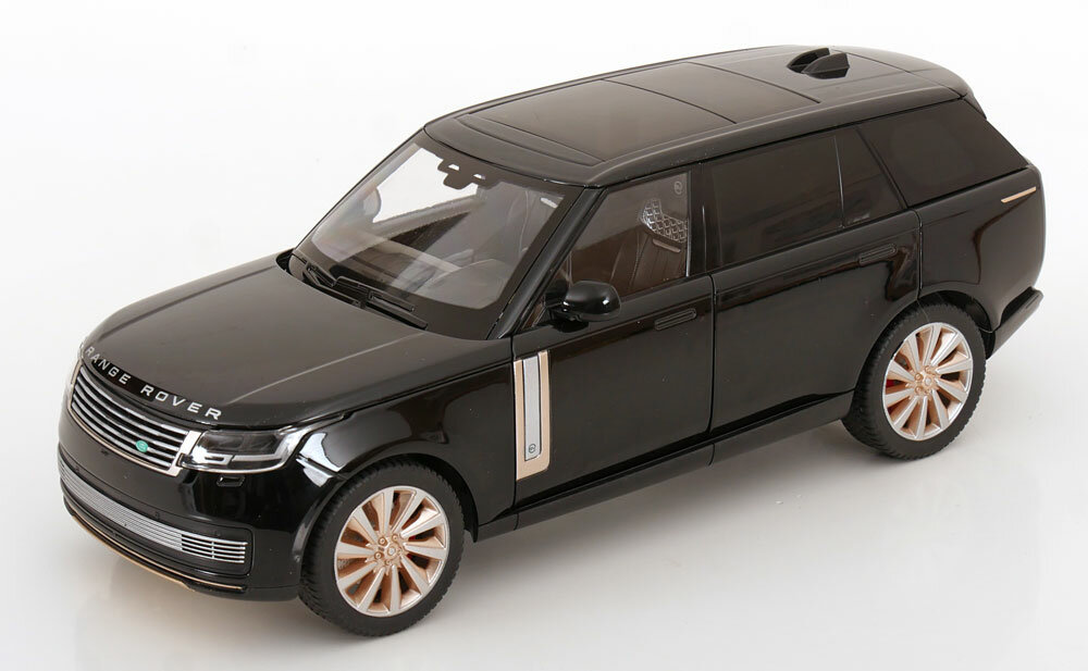Модель коллекционная ALLOY CAR Land rover range rover sv 2022 black длина 28 см (в пенопласте без картонной коробки)