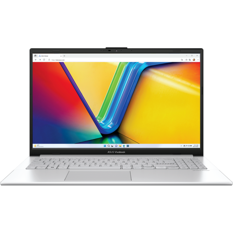 ASUS Ноутбук ASUS VivoBook Go 15 E1504FA-BQ5036 90NB0ZR1-M07490 (Ryzen 5 40-2.80ГГц, 8Гб, 512ГБ SSD, Radeon Graphics, WiFi, BT, WebCam, 15.6 1920x1080 IPS матов, без ОС), серебристый
