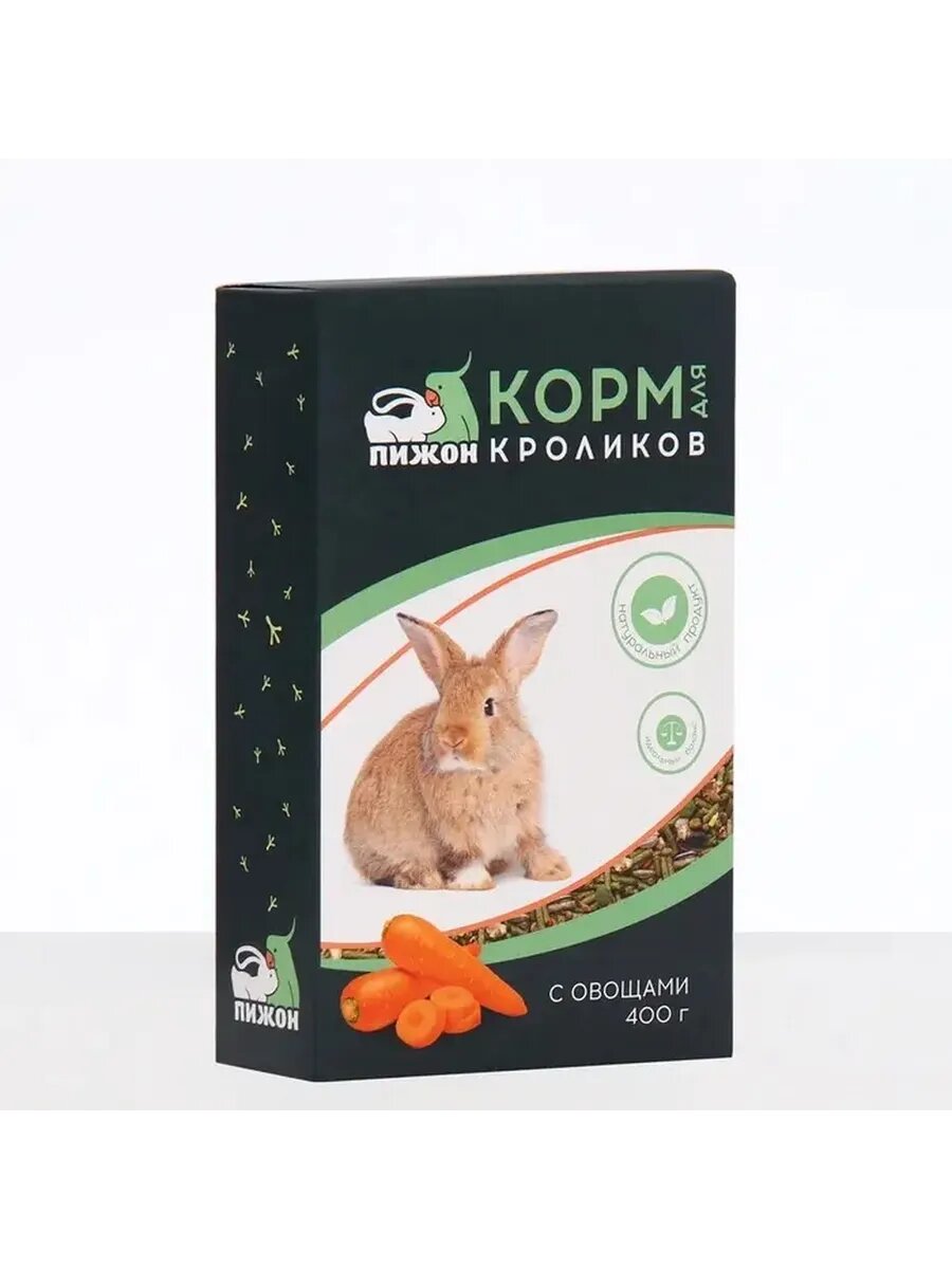 Корм для кроликов с овощами 400 г