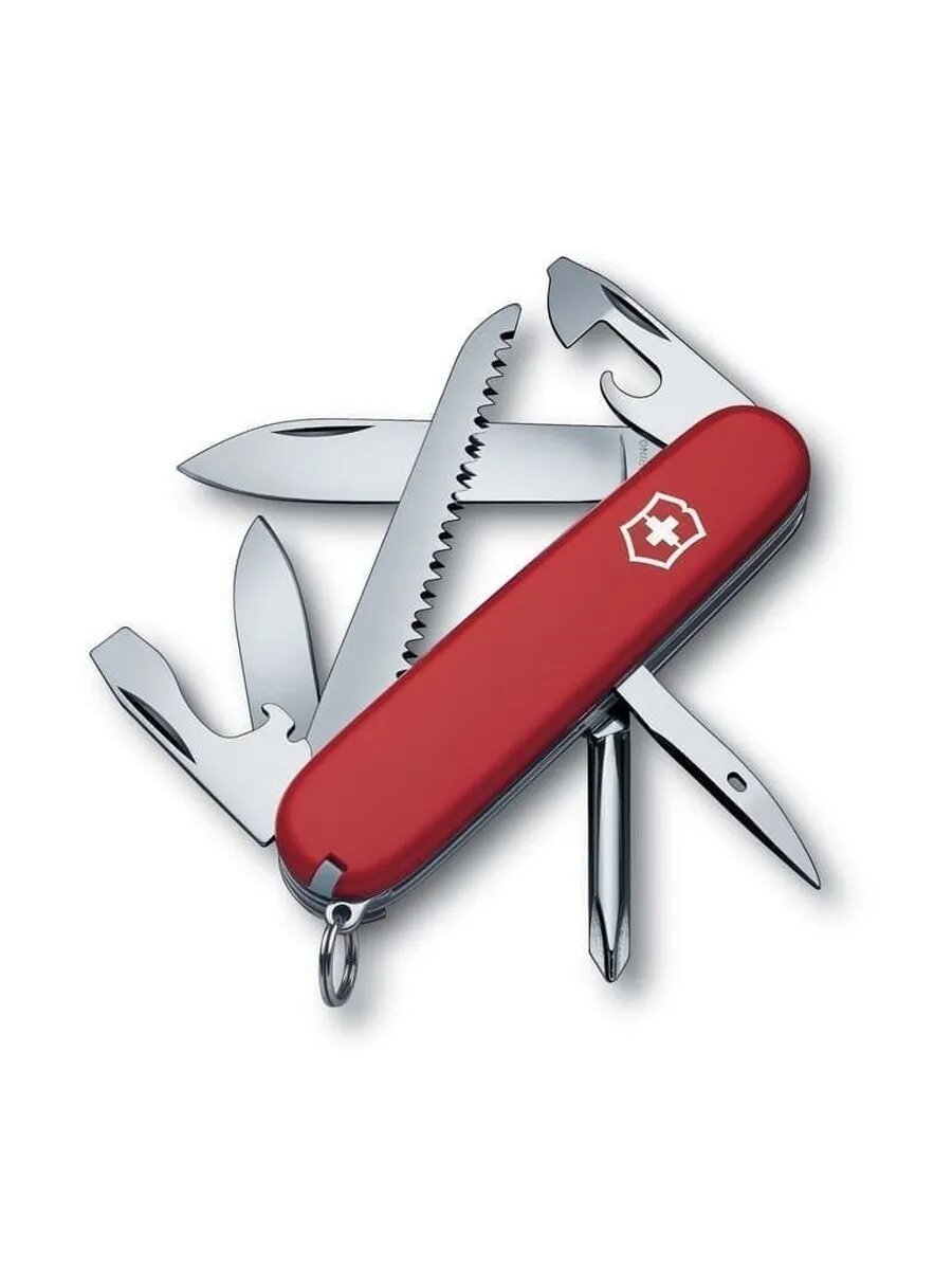 Нож перочинный Victorinox Hiker пластиковый красный