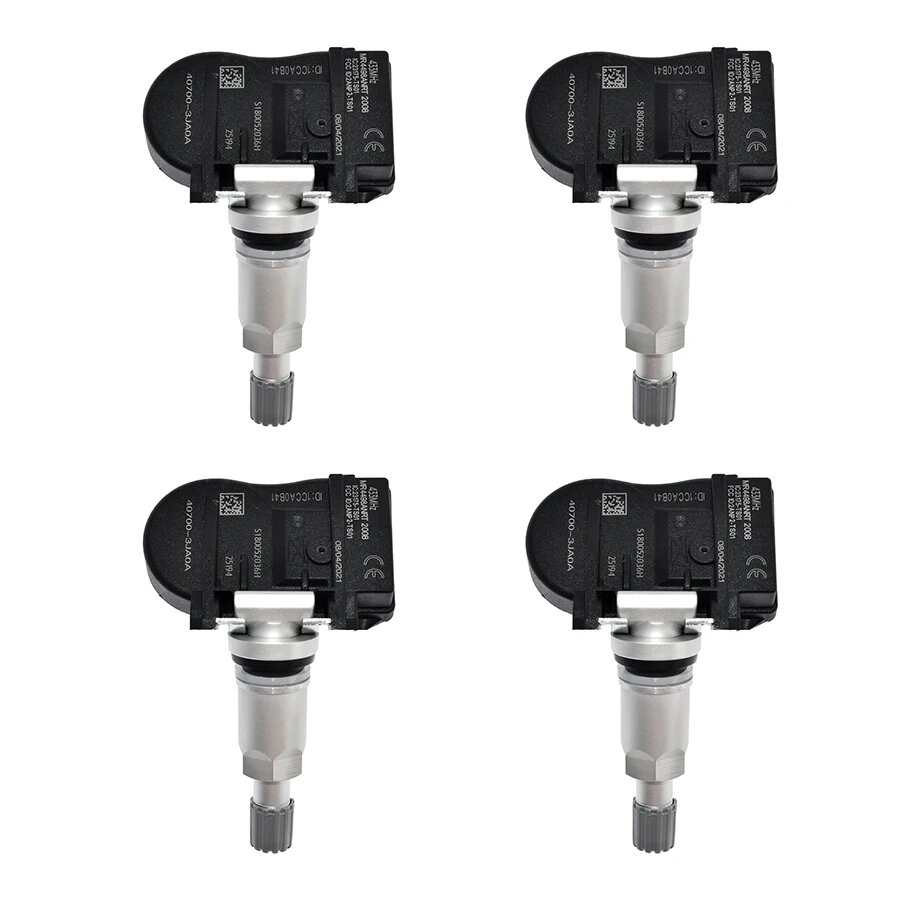 Датчики давления в шинах TPMS 40700-3JA0A, 4 шт.