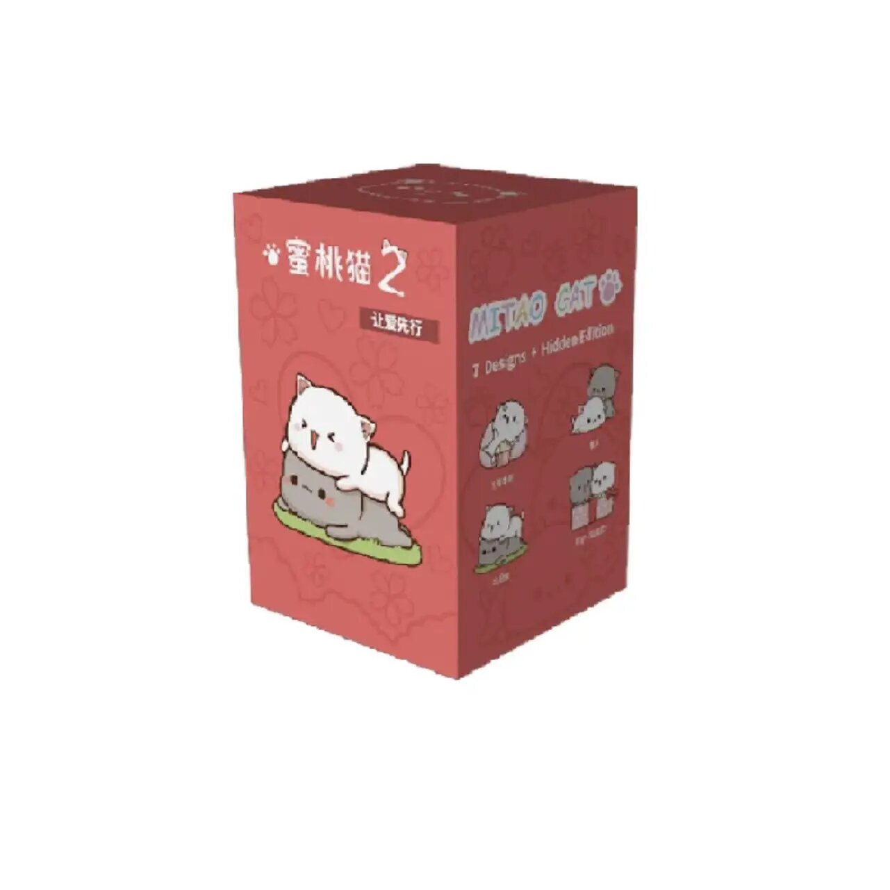 MINISO Фигурки-сюрпризы Mitao Cat, 1 штуки, милые кошки, цвет случайный