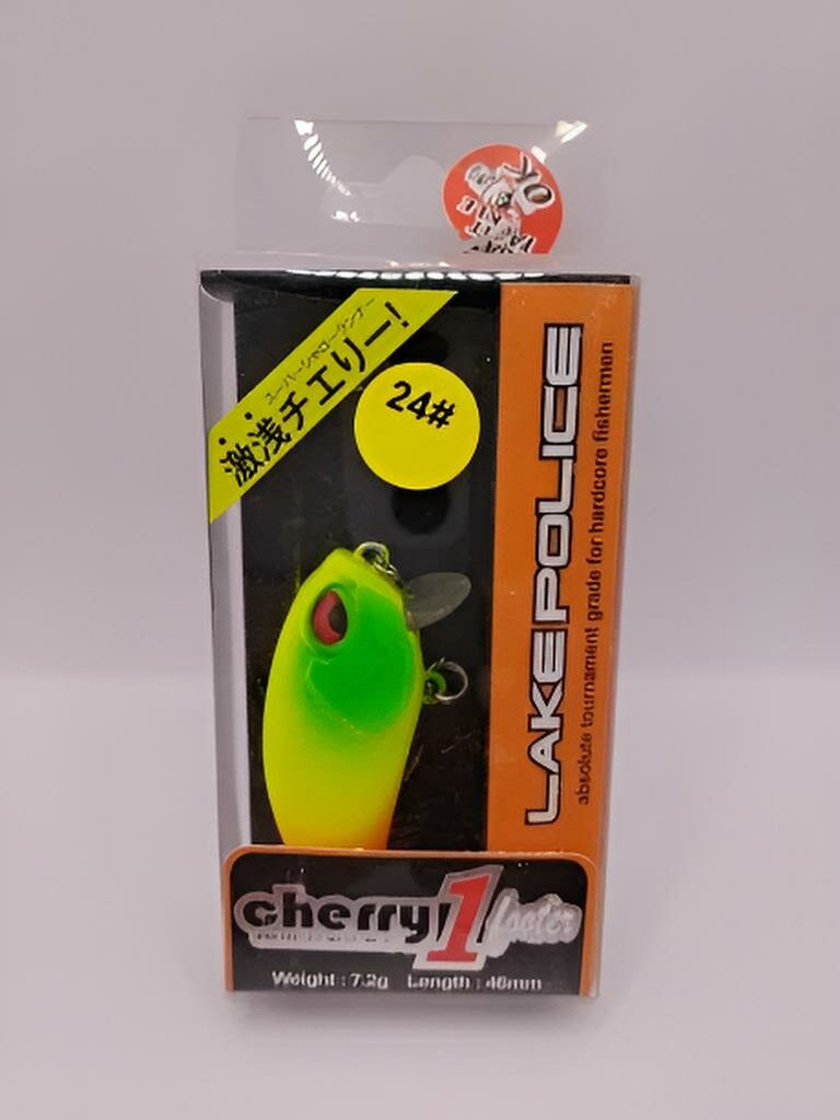 Воблер для рыбалки LAKE POLICE Jackall Cherry 1 Footer: плавающий крэнк 46 мм, 7,2 г, заглубление 0,1-0,3 м