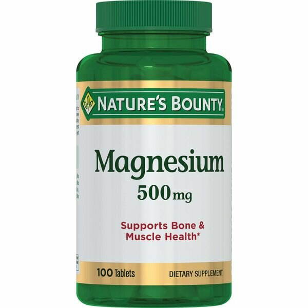 Магний Nature's Bounty/Нэйчес баунти таблетки 500мг 100шт