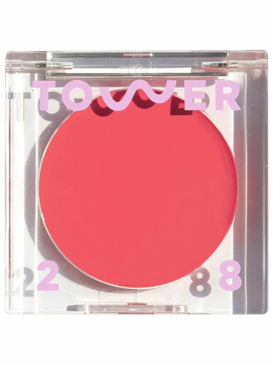 Tower 28 Кремовые румяна и тинт для губ BeachPlease Lip + Cheek Cream Blush (Happy Hour) 4,5 г