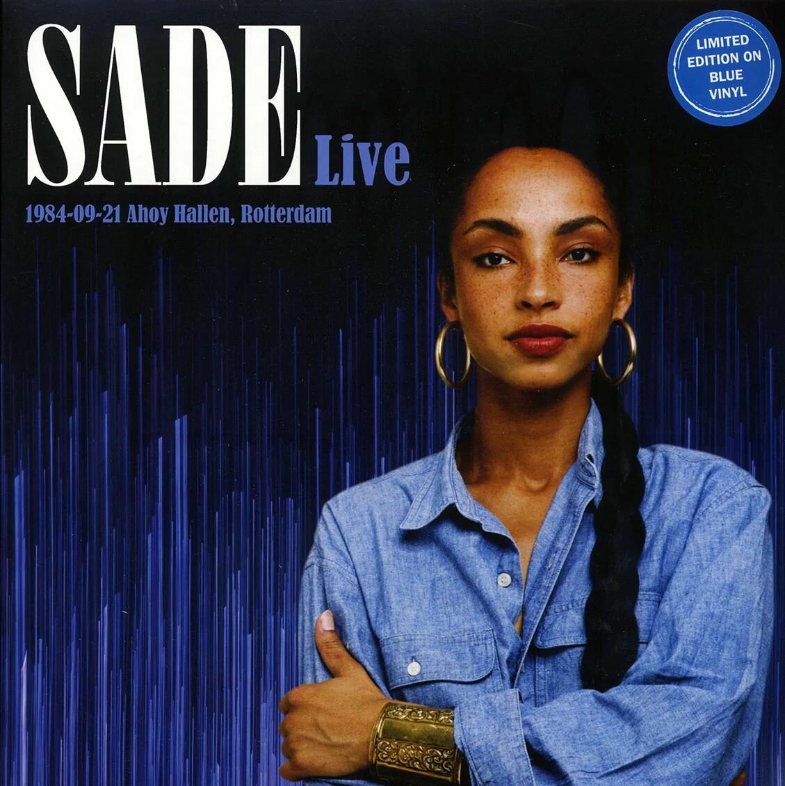 Sade. Live 1984-09-21 Ahoy Hallen, Rotterdam (2LP/Blue Vinyl/Виниловая пластинка)