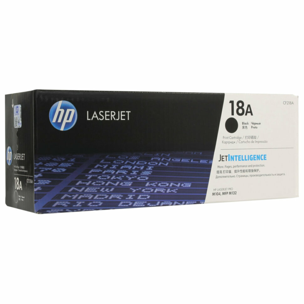 Картридж лазерный HP (CF218A) LaserJet Pro M132a/132fn/132fw/132nw/M104a/104w, №18A, оригинальный, 1400 стр, 362241
