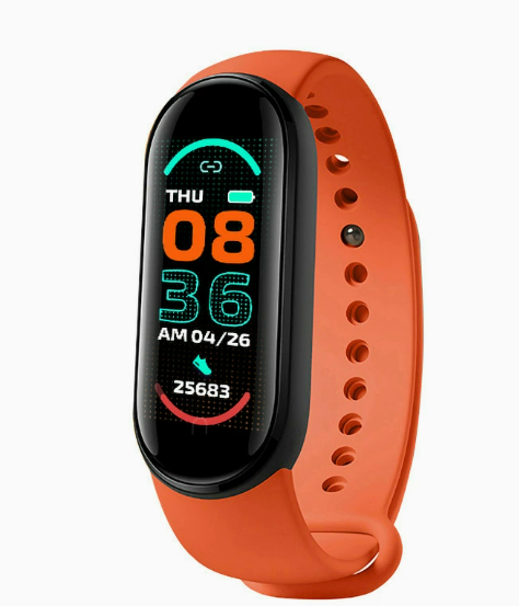 Фитнес-браслет Smart bracelet 9, красный водонепроницаемый 50 м