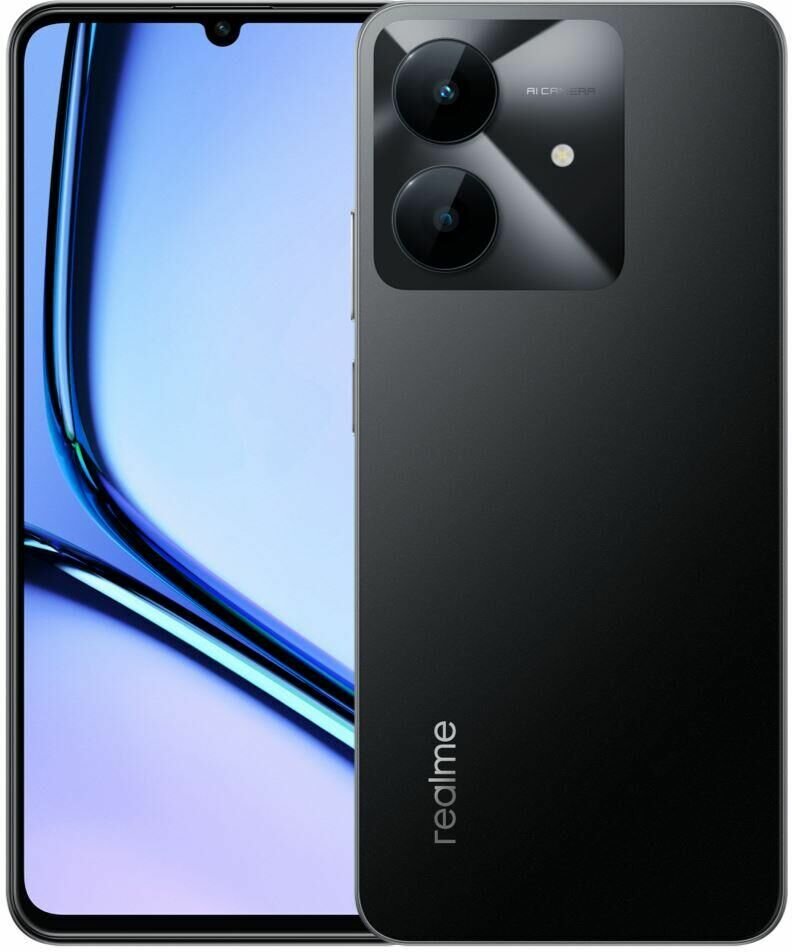 Смартфон Realme Note 60х 4/128Gb черный