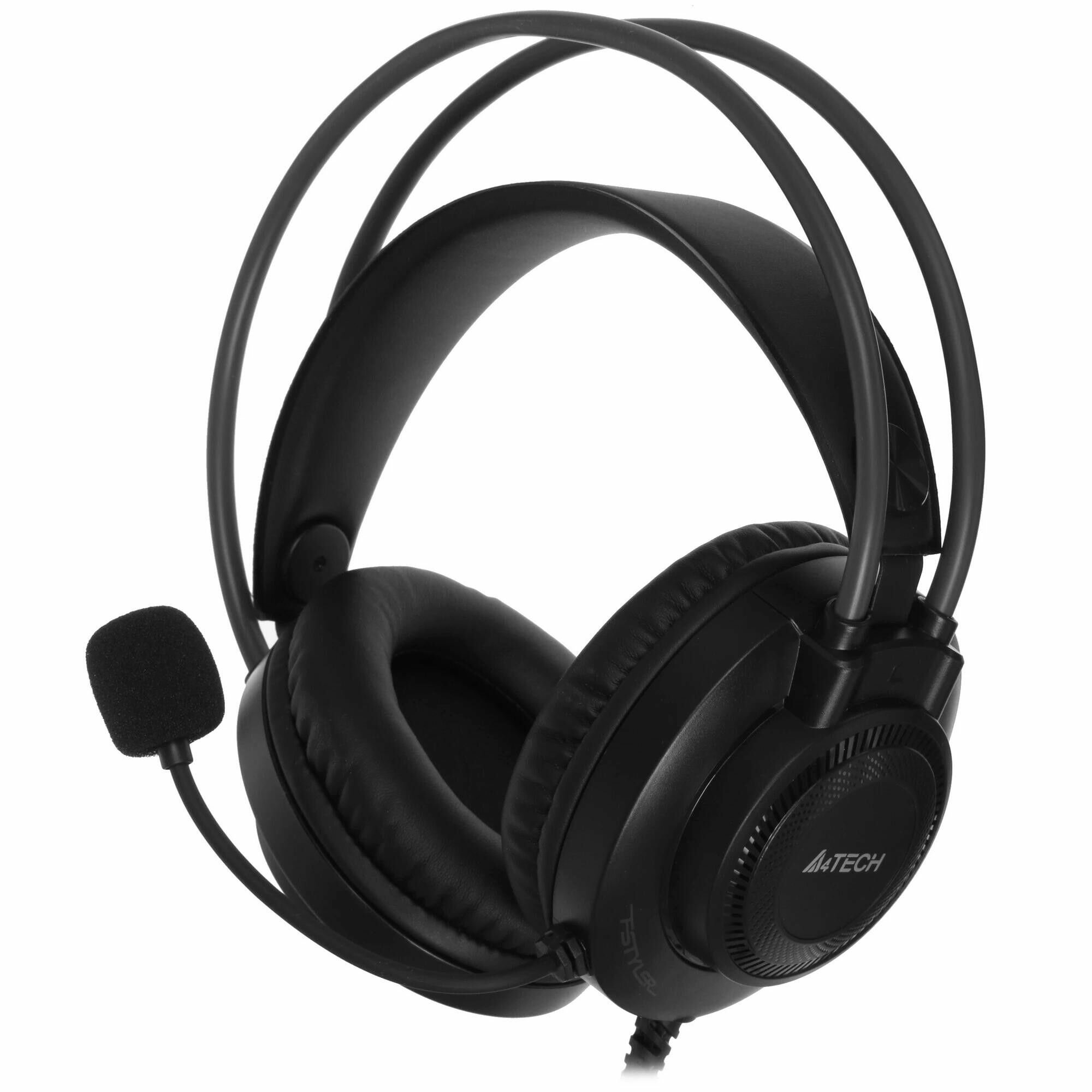 A4Tech Наушники Fstyler FH200U серый 2м накладные USB FH200U Grey 1431333