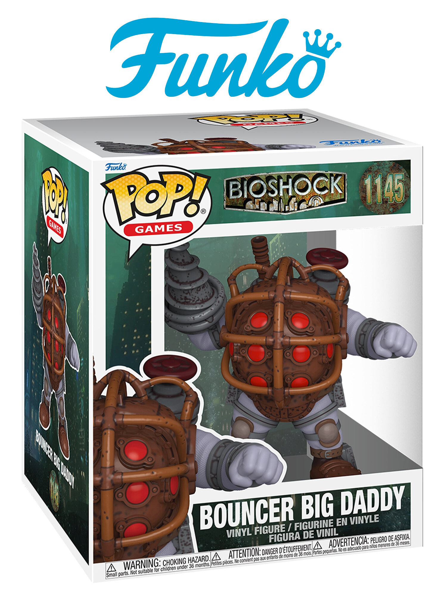 Фигурка Funko POP! Bouncer Big Daddy (1145) Bioshock