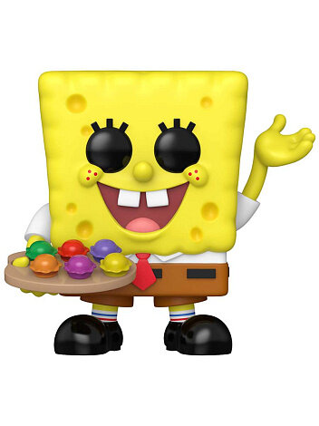 Фигурка Funko POP Animation: SpongeBob SquarePants – SpongeBob with Pretty Patties (Glow in the Dark) Exclusive (2312) (92009) (8,9 см)