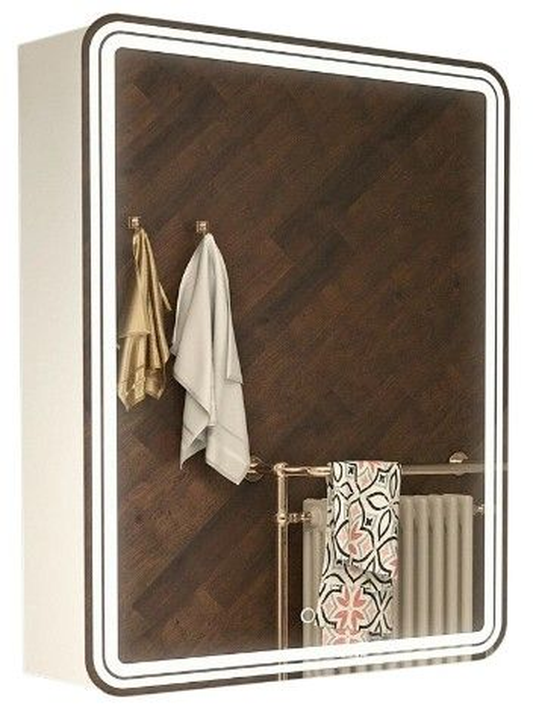 Зеркало-шкаф Azario Adriana 600*800 (CS00069512) правосторонний
