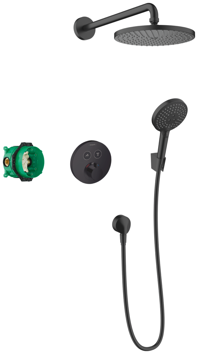 Душевая система Hansgrohe Raindance S 27959670 черный матовый