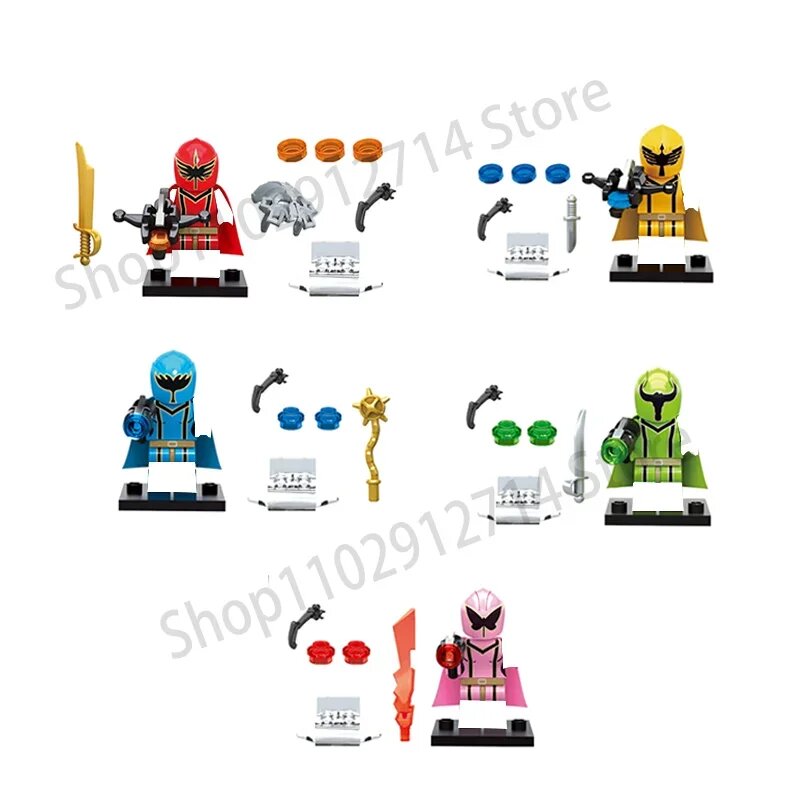 Набор мини-фигурок Power Rangers Mighty Morphin 5 шт. BEAST KINGDOM