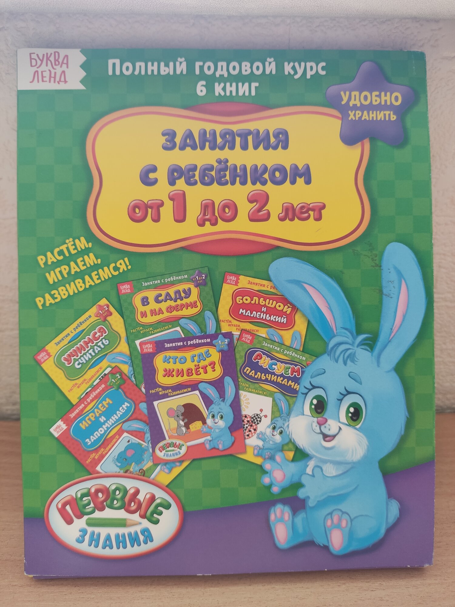 Занятия с ребенком от 1 до 2 лет. Полный годовой курс 6 книг.
