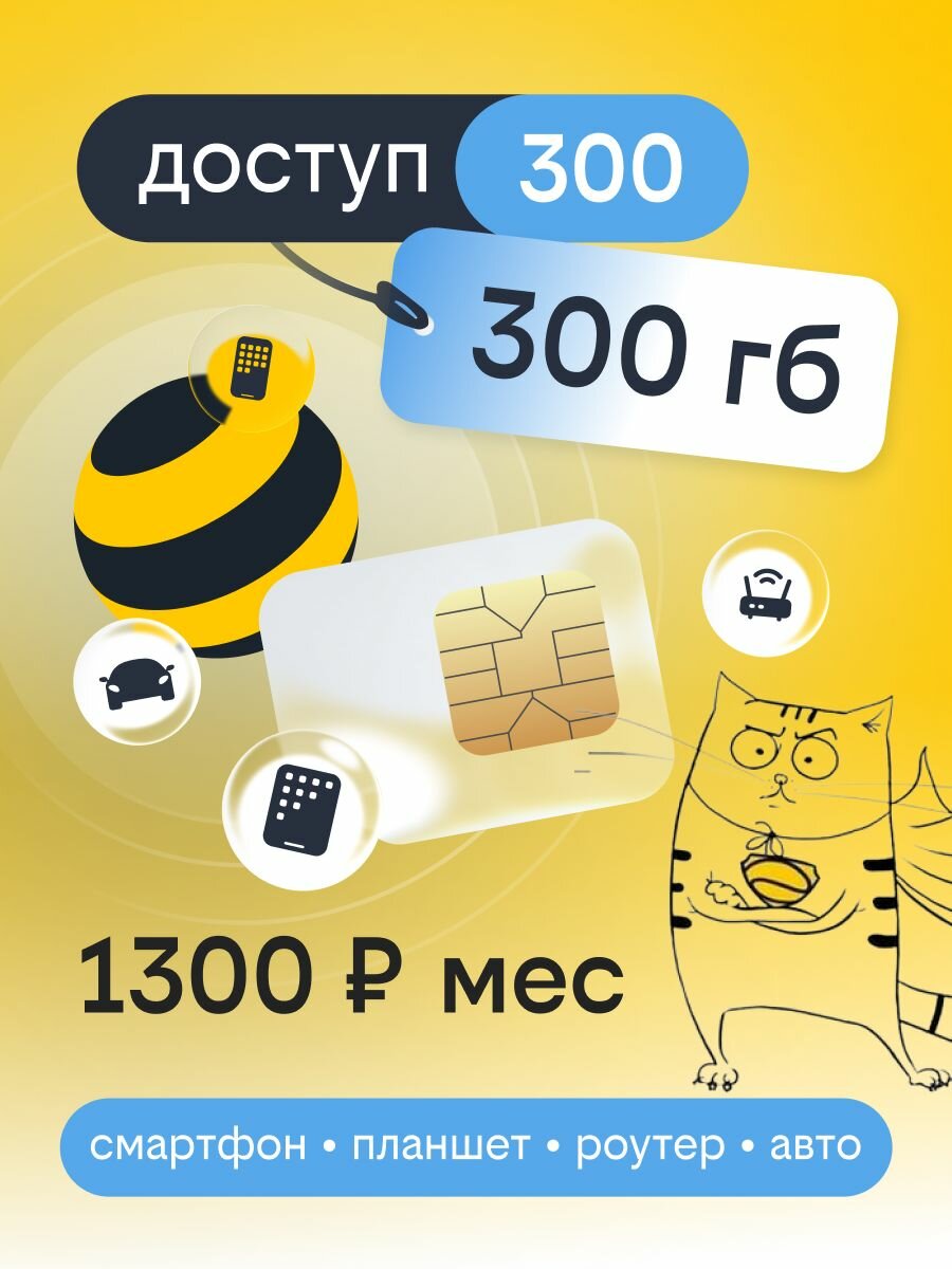 Билайн SIM-карта (Вся Россия)