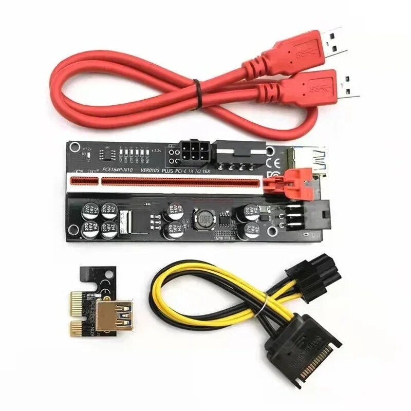 PCI-E Riser Card VER010S PLUS черный — фото 1