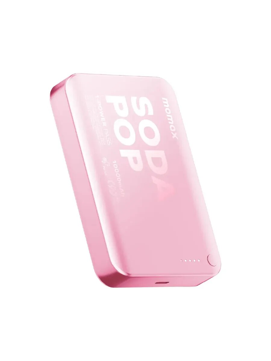 Внешний аккумулятор MOMAX 1-Power Pass, беспроводная зарядка, 10000mAh