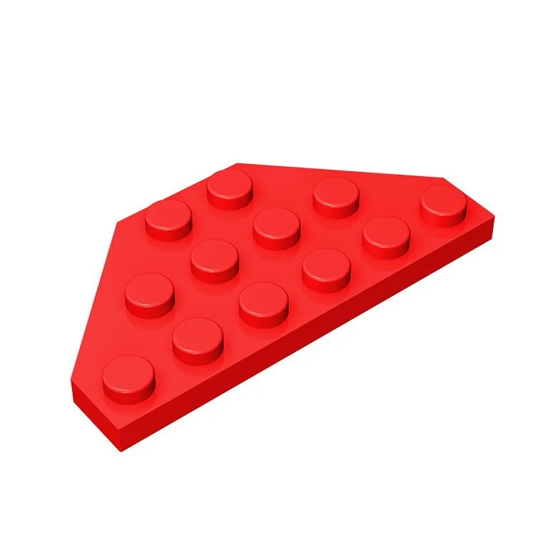 Красный LEGO Brick 6x8, Цвет: 010