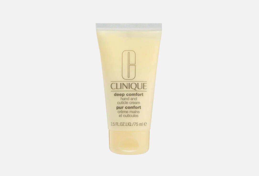 Clinique Deep Comfort Hand and Cuticle Cream Увлажняющий и смягчающий крем для рук и кутикулы 75мл