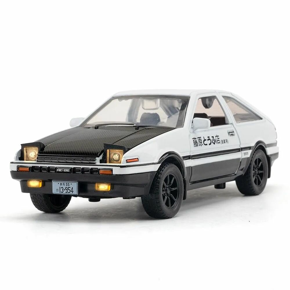 1:32 Модель автомобиля Игрушечная машина Игрушечная модель AE86