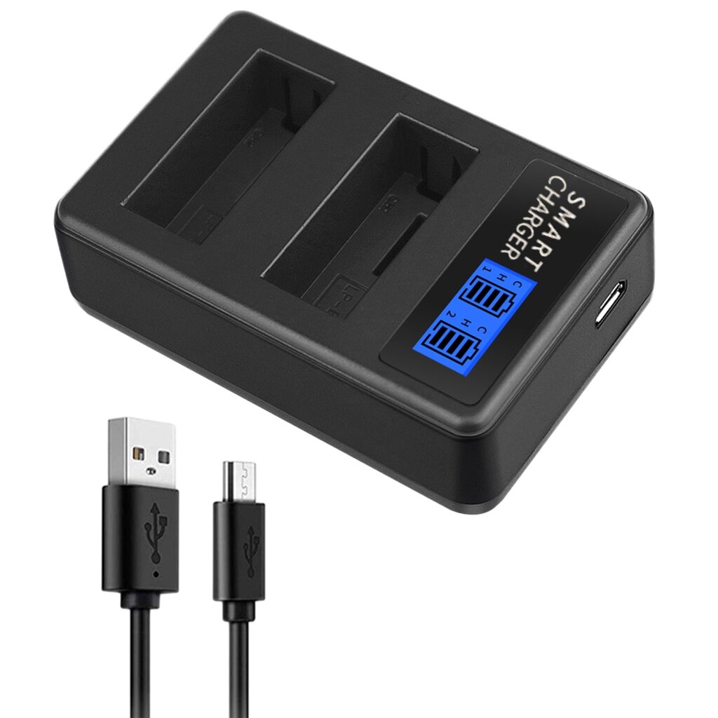 Двойное ЖК-USB-Зарядное Устройство LP E5 для Цифровой камеры EOS Rebel XS, Rebel T1i