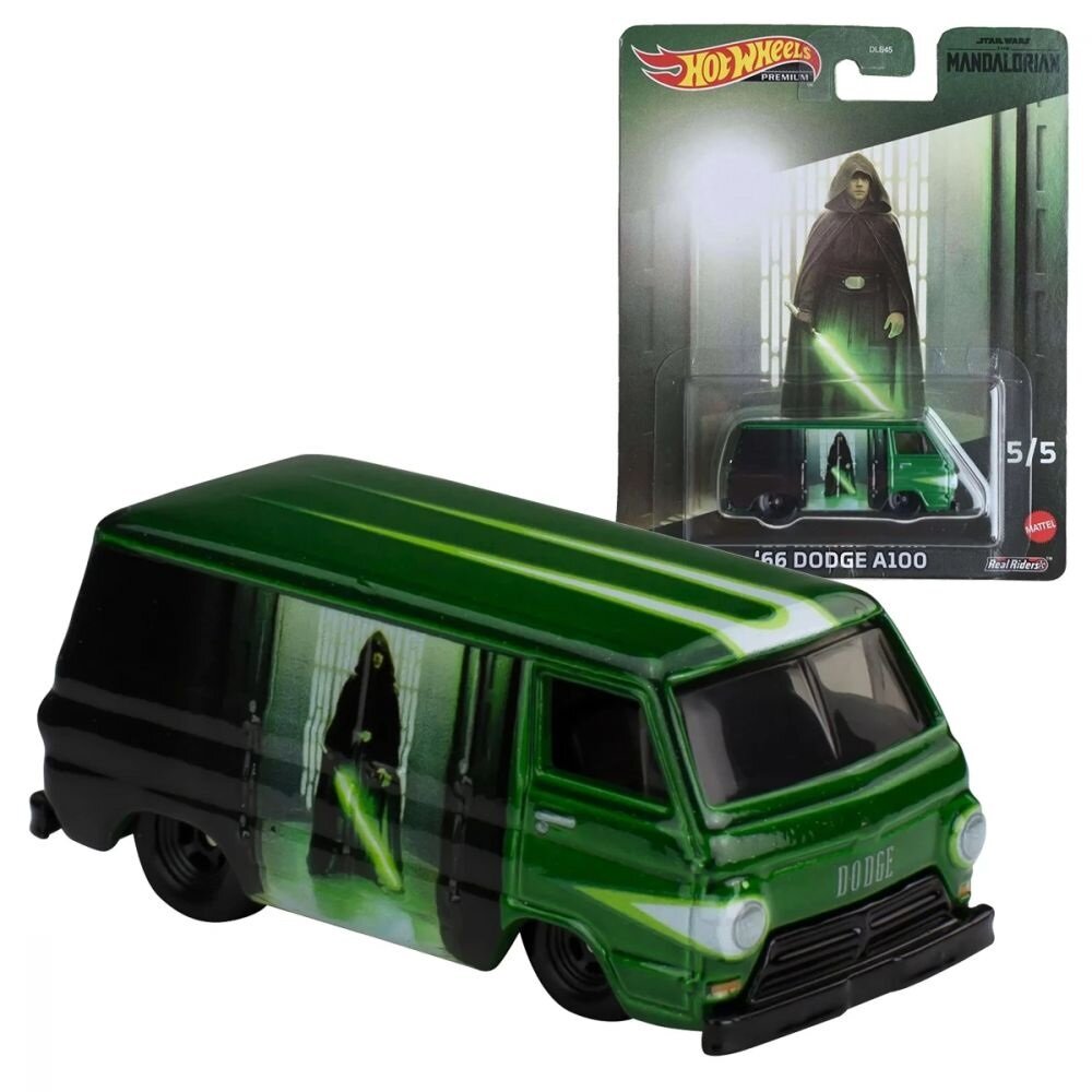 Машинка Hot Wheels Premium The Mandalorian 5/5 '66 Dodge A100 HKC97