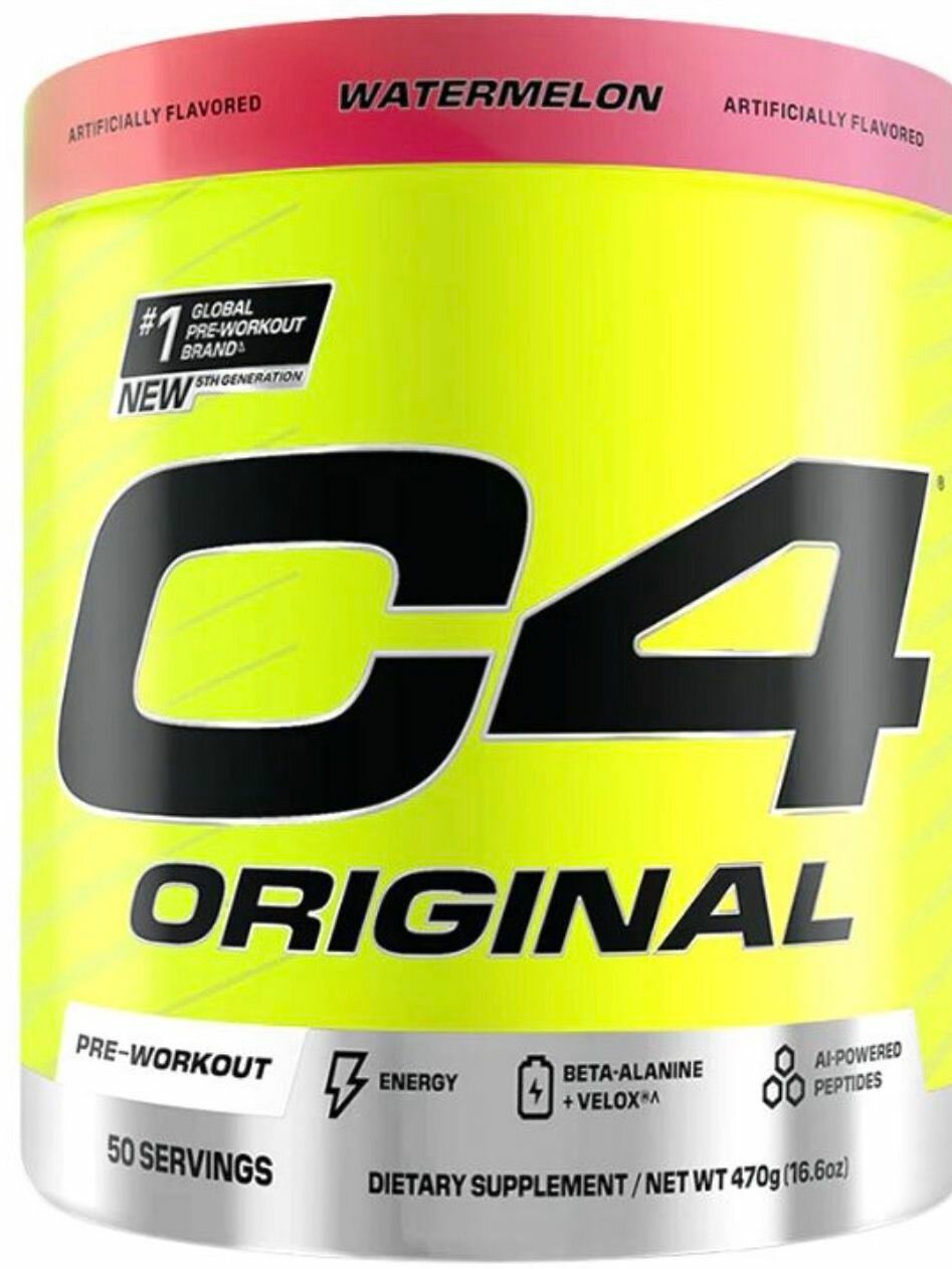 Предтренировочный комплекс Целлюкор С4 470 гр Арбуз Cellucor C4 50 порций