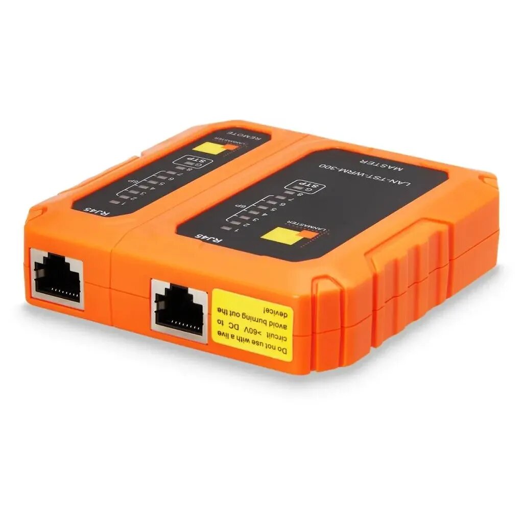 Кабельный тестер LanMaster LAN-TST-WRM-300 оранжевый, черный