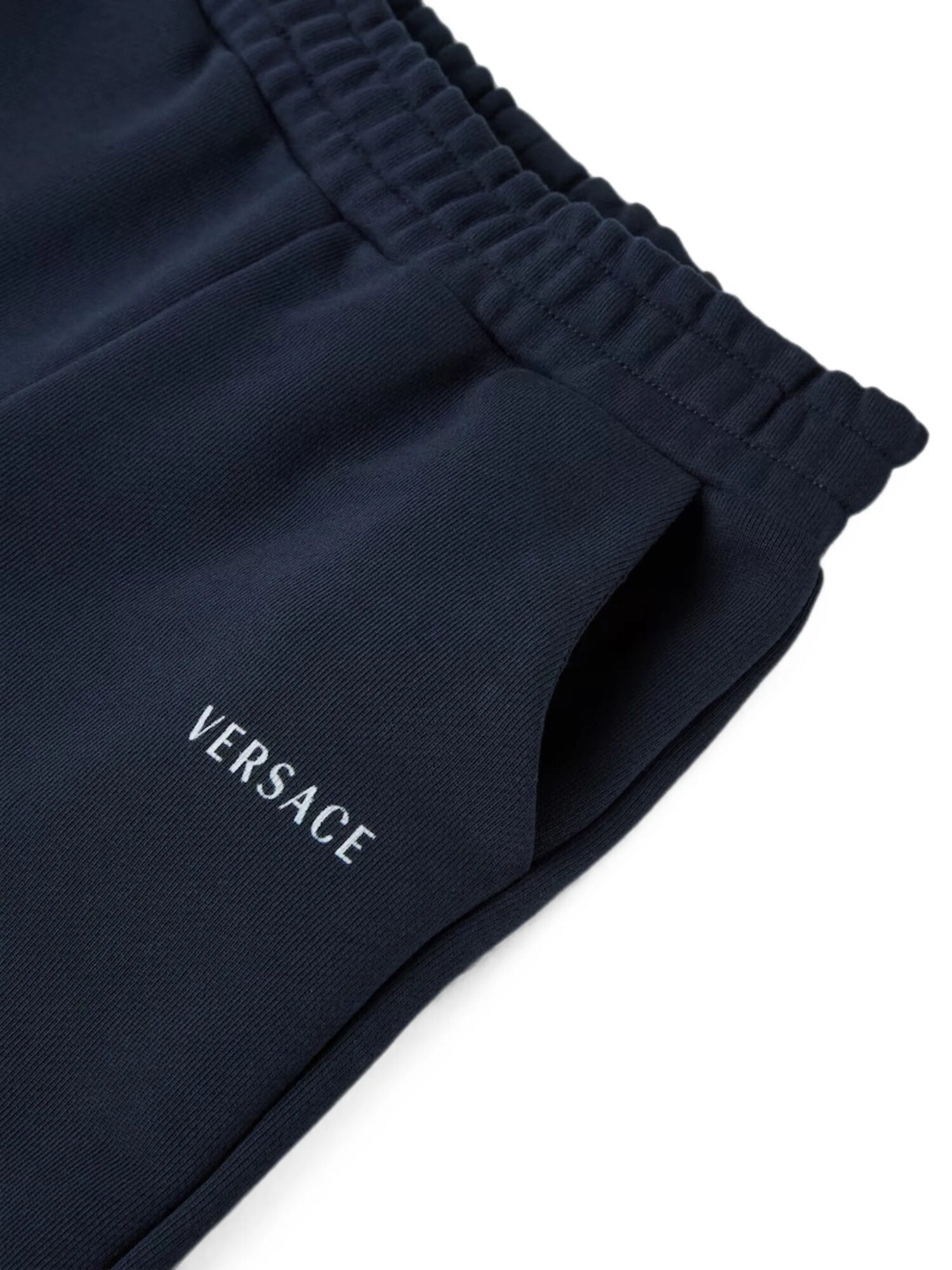 Брюки Versace Logo-print track pants, размер 92, синий — фото 1