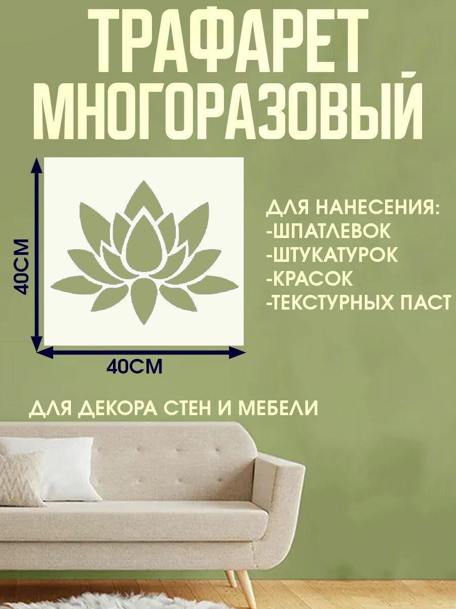 Трафарет настенный