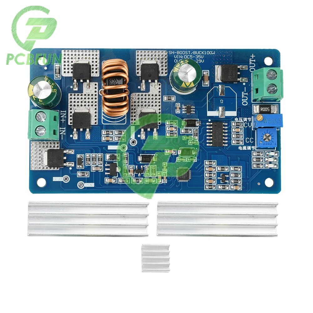 Pcbfun Модуль повышателя напряжения DC 5-35V 10A