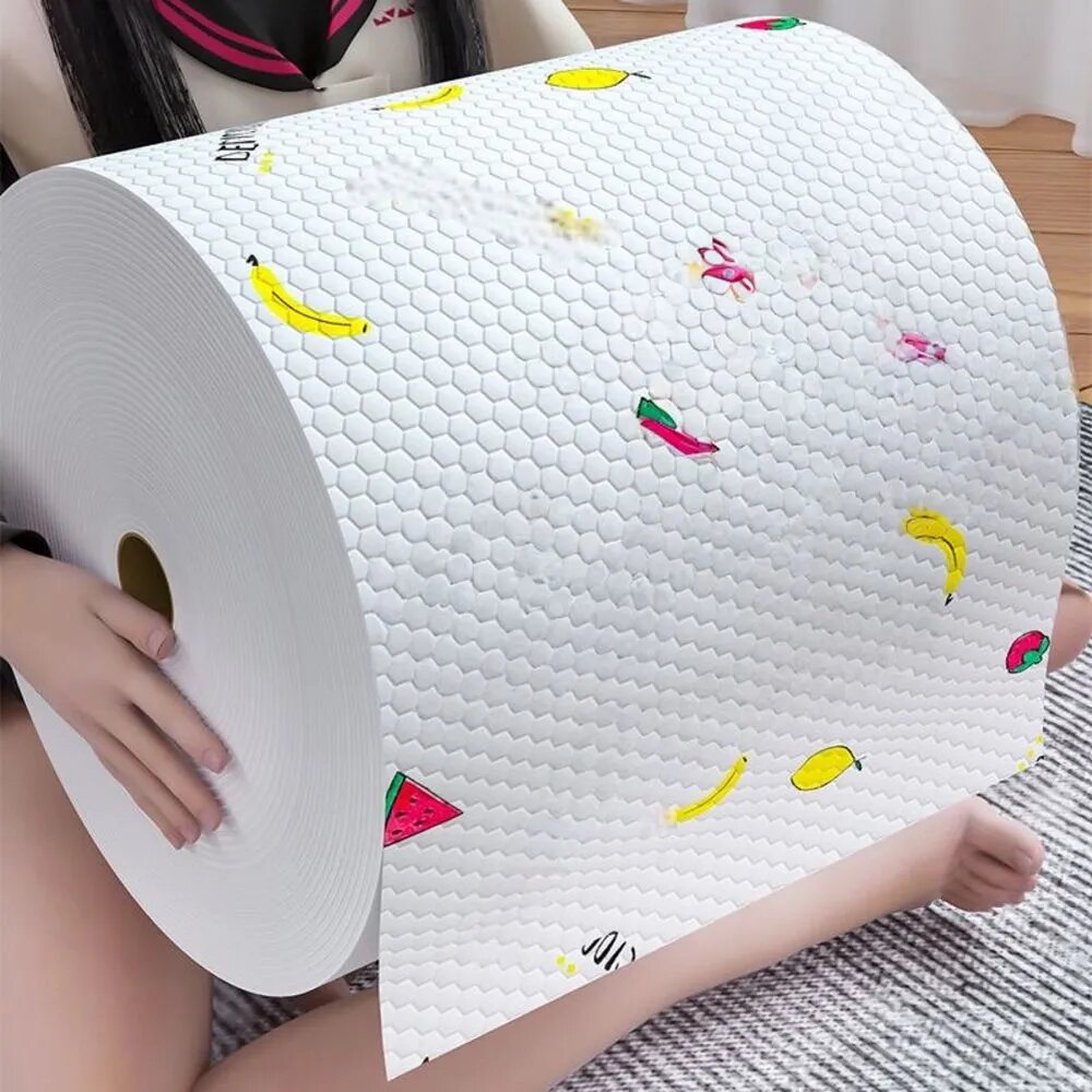 Цветные многоразовые салфетки для уборки, 25x25 см, 50 шт, Универсальные, Китай