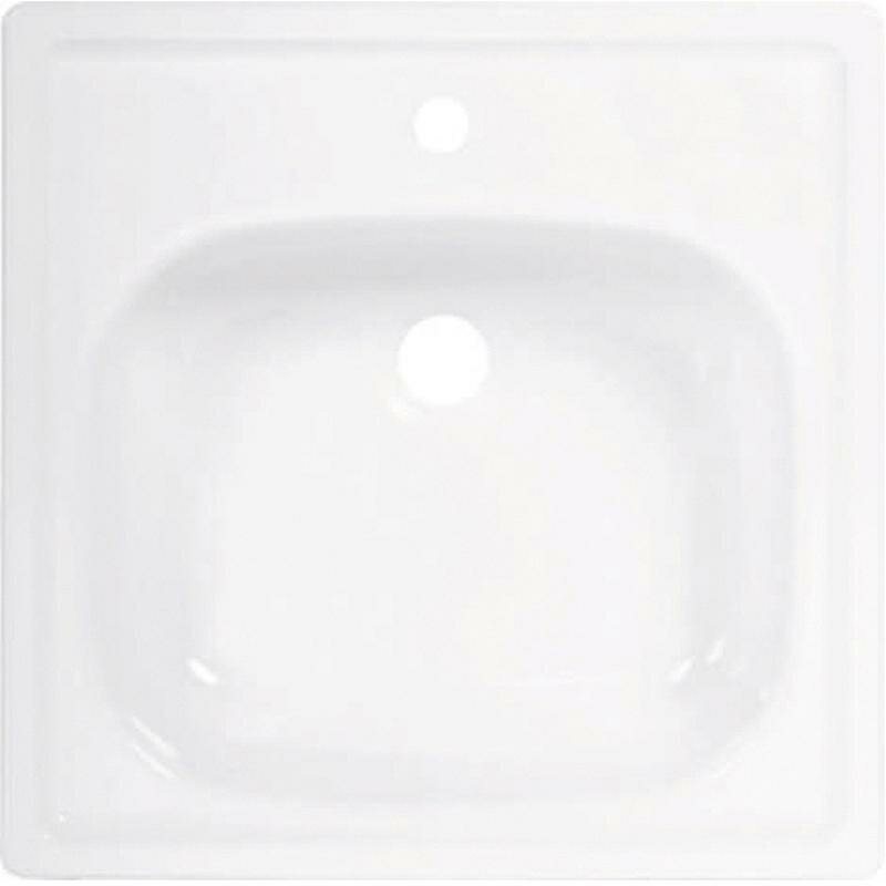 Мойка для кухни ВИЗ Antika 50х50 AMC-51101 белая, 1 чаша, сталь