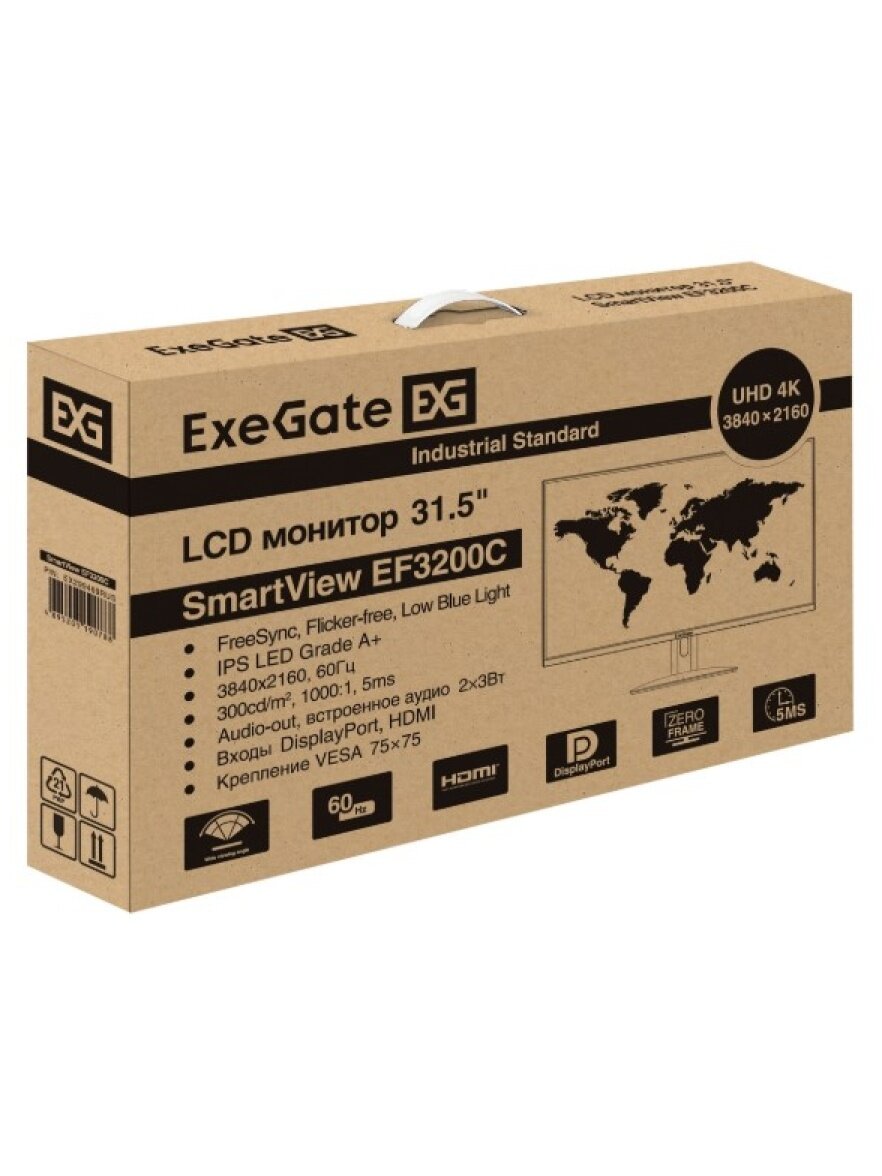 Монитор Exegate SmartView EF3200C 31.5" черный — фото 1