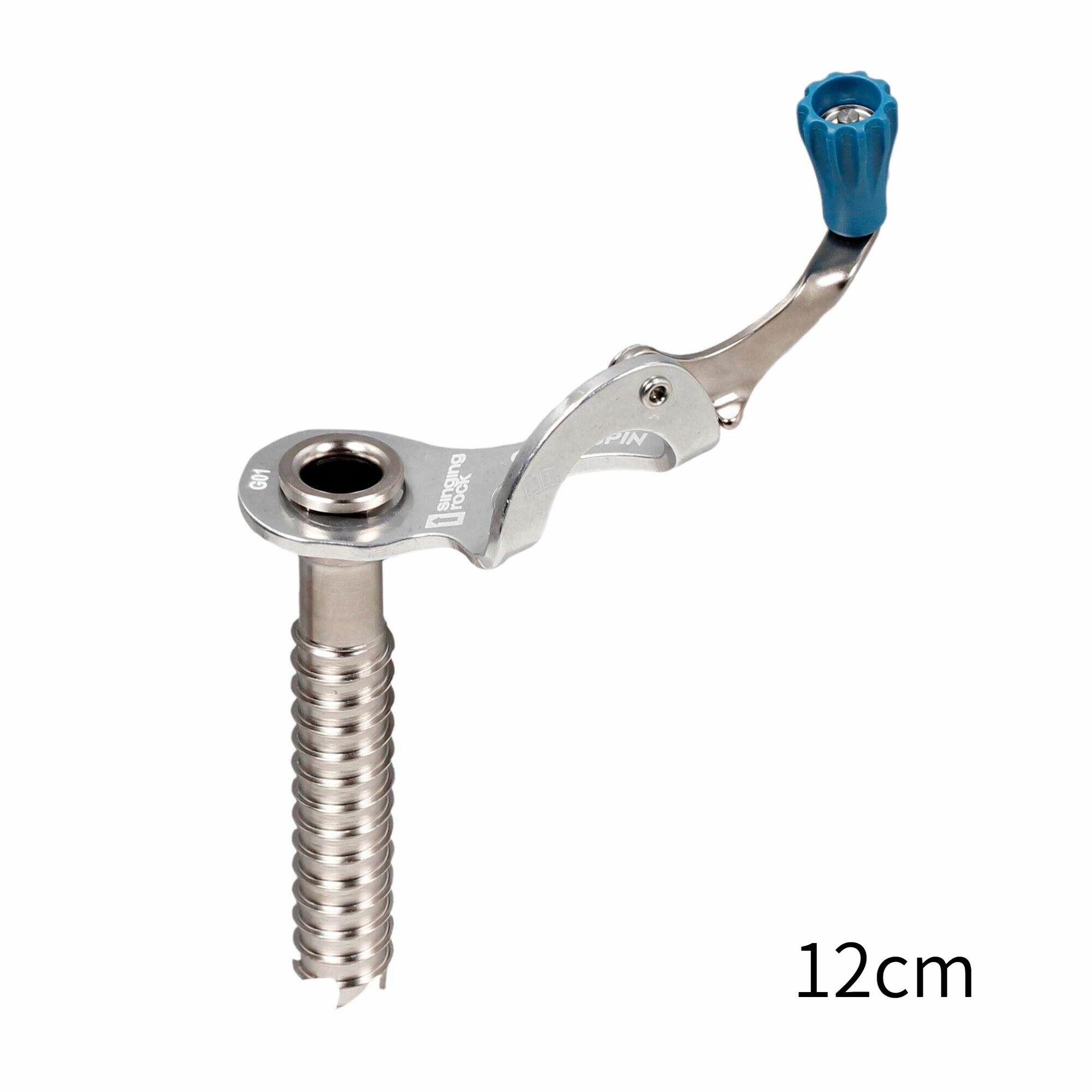 Ледовый шип SingRock QUICKSPIN 12 см с ручкой для вращения