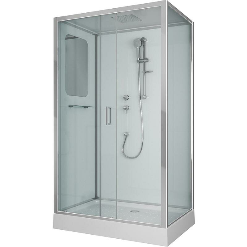 Душевая кабина Niagara Premium 120x80 60120114QL профиль хром, без гидромассажа, левая