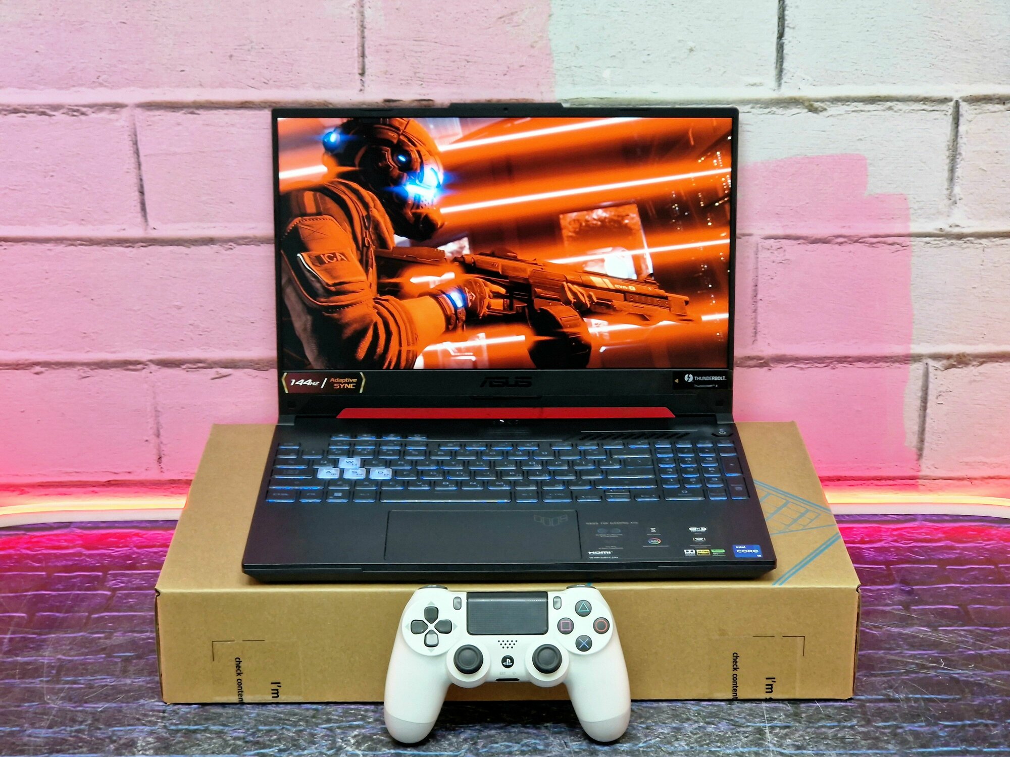 ASUS Игровой ноутбук 15.6", Intel Core i5-12500H, RAM 16 ГБ, SSD 500 ГБ, NVIDIA GeForce RTX 3050 для ноутбуков (4 Гб), Windows Home, серый, черный, Русская раскладка